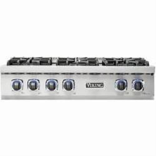 Viking 7 Series VRT7366BSSLP 36" Gas Rangetop with 6 Viking Elevation ...